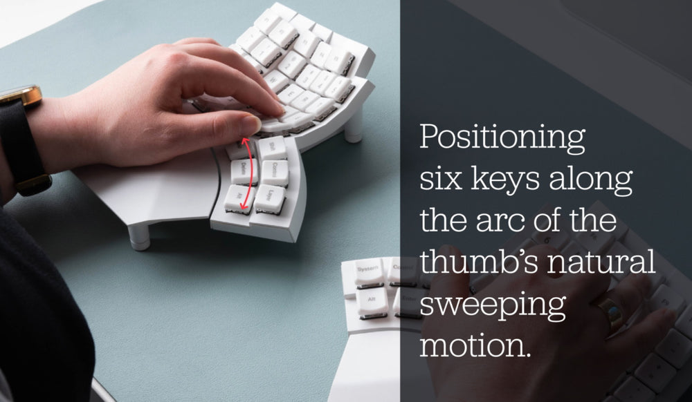 Typing comfortably with Glove80 - MoErgo